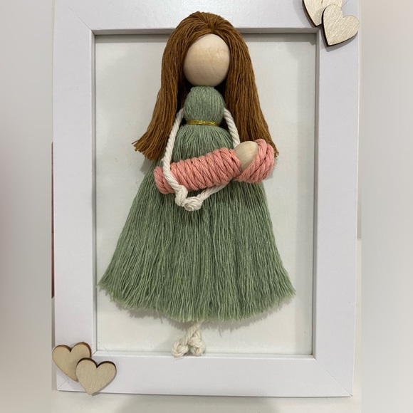 Other | Handmade Macrame Doll Frame | Poshmark